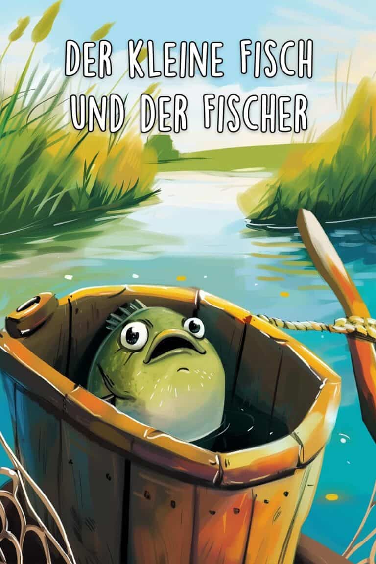 Der kleine Fisch und der Fischer – Fabel von Äsop